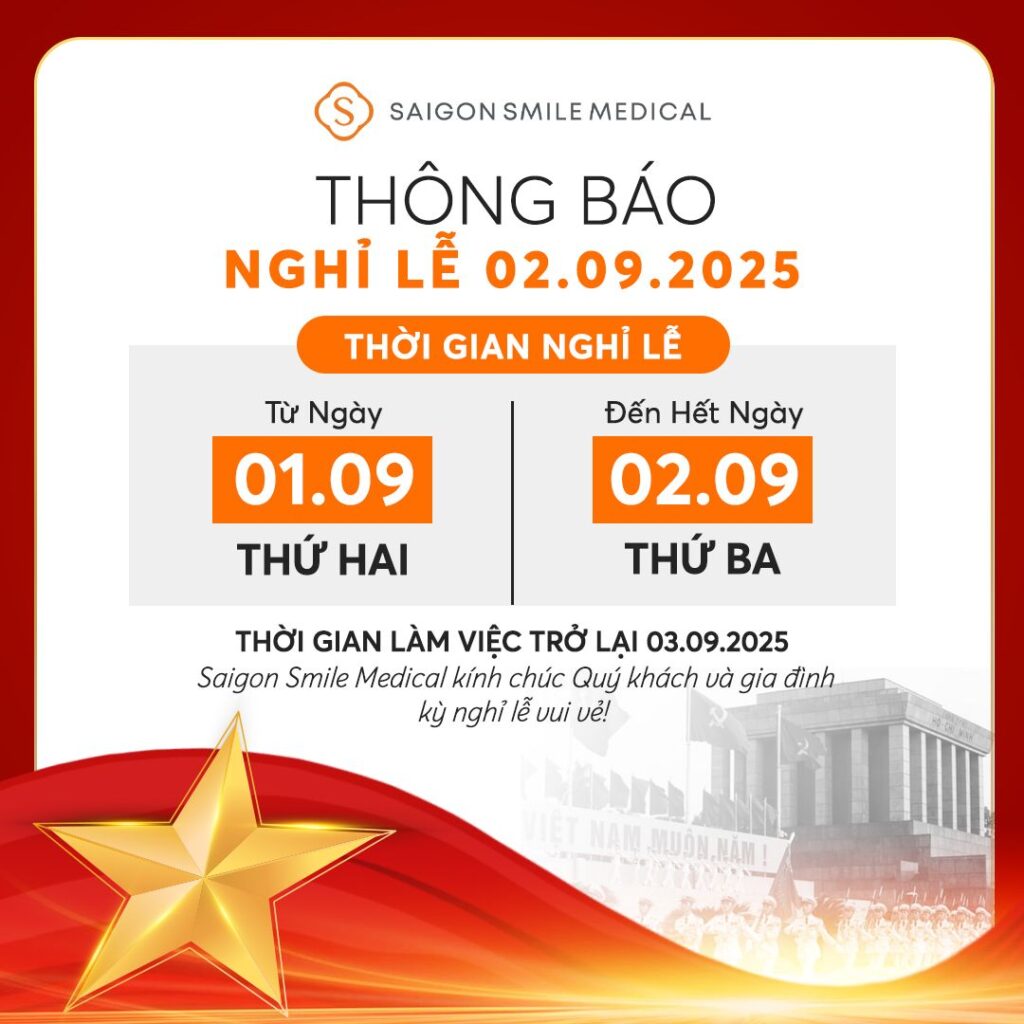 Saigon Smile Medical thông báo lịch nghỉ lễ 2/9/2025 - Saigon Smile ...